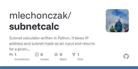 Github Mlechonczak Subnetcalc Subnet Calculator Written In Python