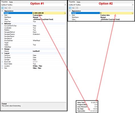 Formatting Numbers As Currency In Report Designer Community