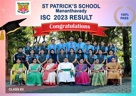 ICSE ISC RESULTS 2023 St Patricks Babe