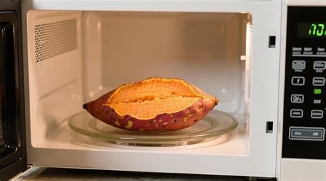 Microwave Sweet Potato Exact Cooking Times Step By Step