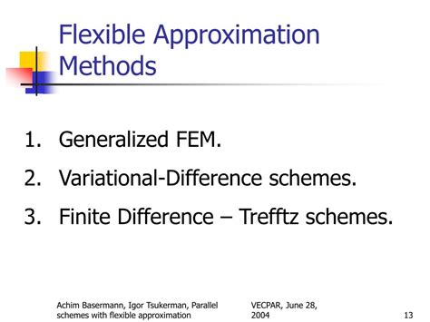Ppt Flexible Local Approximation Schemes And Parallel Generalized