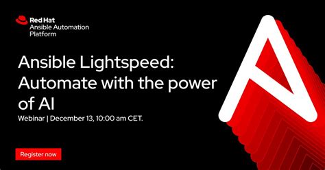 Patrick Vanderslycke On Linkedin Ansible Lightspeed Automate With The Power Of Ai