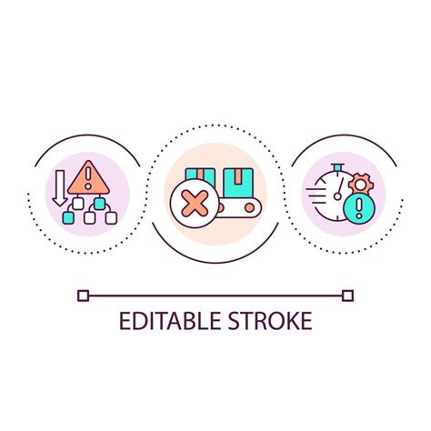 Low Quality Of New Software Loop Concept Icon 16089559 Vector Art At