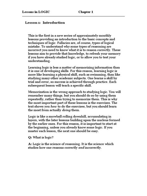 Logic 1 Pdf