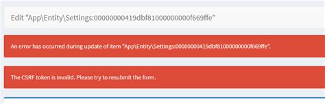 Csrf Token Is Invalid Sonata Admin · Issue 8015 · Sonata Projectsonataadminbundle · Github