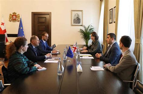 შალვა პაპუაშვილი ევროკავშირის ელჩს პაველ ჰერჩინსკის შეხვდა 1tv