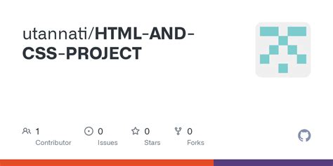 Github Utannati Html And Css Project