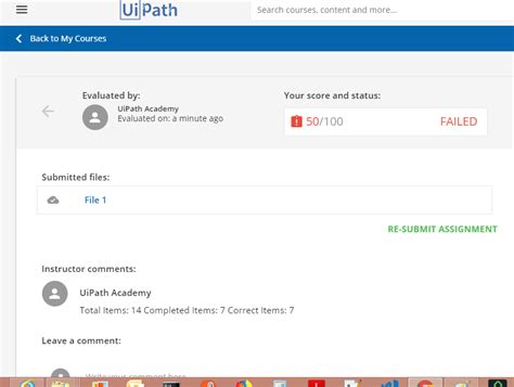 how many times we can re submit the assignment 1 level 3 academy feedback uipath community