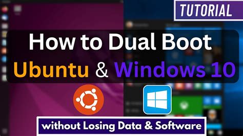 How To Dual Boot Windows And Ubuntu Step By Step Tutorial YouTube