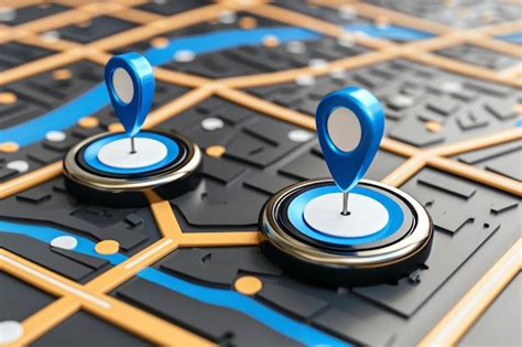 Ai Driven Gps Pins Transforming Delivery And Transport Logistics On Digital Mapping Premium Ai