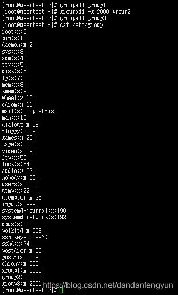 centos7用户和组的创建及文件权限管理 centos7 添加附加组 csdn博客