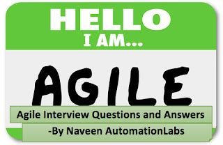 Agile Development Interview Questions And Answers Naveen Automationlabs