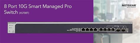 Netgear Prosafe Plus Port Gigabit Ethernet Switch With X Sfp Plus Combo Port Xs T