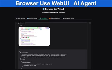 Web Browsing Ai Agent With A Web Ui A Seamless Browser Interface