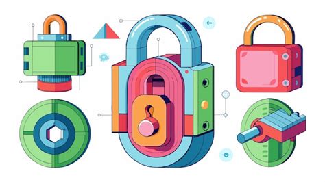 Lock Vector Graphics Illustration Eps Source File Format Lossless Scaling Icon Design Premium