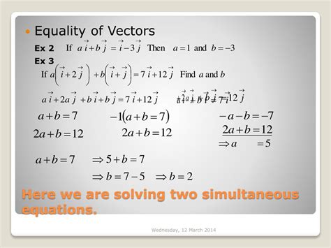 PPT Vectors Lesson PowerPoint Presentation Free Download ID