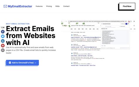 My Email Extractor Ai Powered Web Scraping For Lead Generation Navtoai