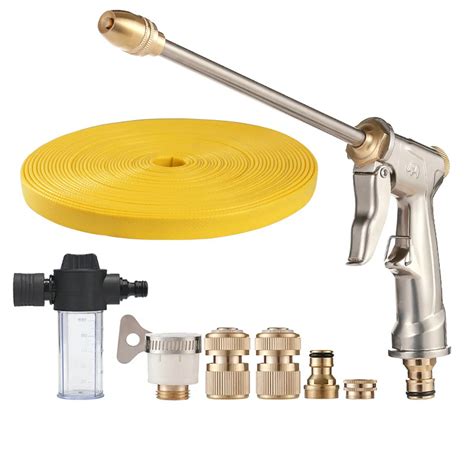 자동차 클린 폼 건 랜스 포트 워시 고압 스프레이 건 플렉시블 워터 호스 노즐 압력 세척기 용 급수 노즐정원 살수기 Aliexpress