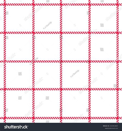 Seamless Rectangular Grid Pattern Using Red Stock Vector Royalty Free