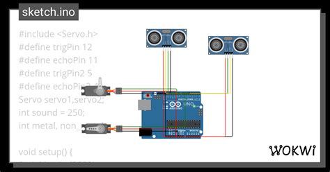 แยกขยะ Wokwi Esp32 Stm32 Arduino Simulator