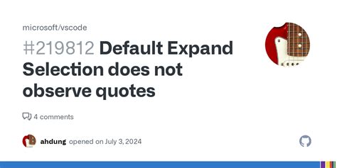 Default Expand Selection Does Not Observe Quotes · Issue 219812