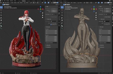 Makima From Chainsaw Man 3d Model By Mai Son