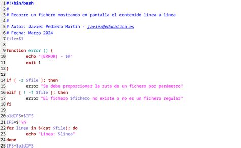 Ejercicios De Bash Shell Script Educatica
