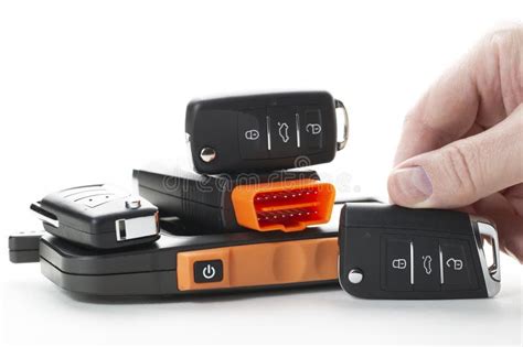 Production Of Car Keys Programming Of Car Keys And Repair Stock Image Image Of Copy Blade