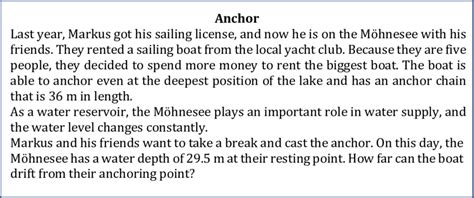 anchor modelling problem download scientific diagram