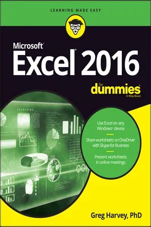 PDF Excel 2016 For Dummies By Greg Harvey EBook Perlego