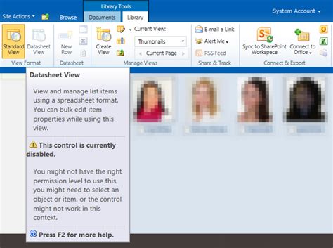 Fix Sharepoint 2010 Datasheet View Is Disabled Issue Sharepoint Diary