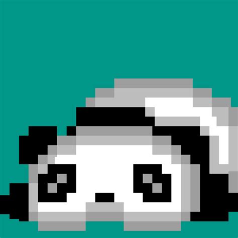 Cute Panda Pixel Art