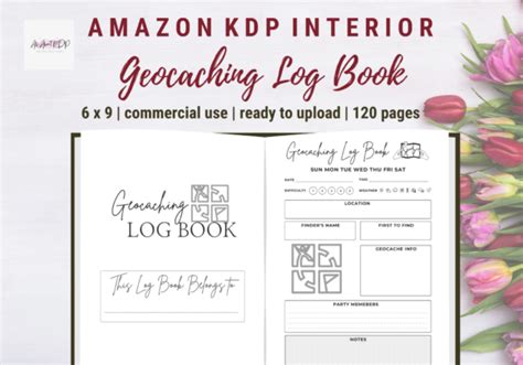 Geocaching Log Book Template Graphic By Allaboutkdp Creative Fabrica