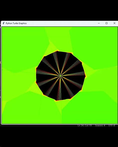 Mesmerizing Rangoli Design With Python Turtle Artistic Python Coding Tutorial