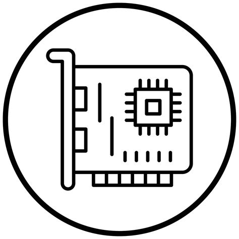 Network Interface Card Icon Style 7878860 Vector Art At Vecteezy