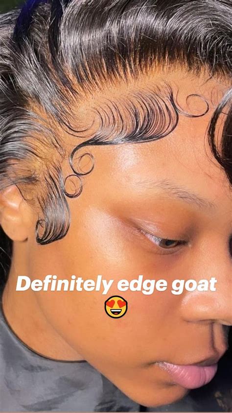Definitely Edge Goat 😍 Hair Techniques Edges Hair Natural Hair