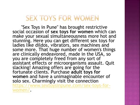 PPT Sex Toys Store In Pune PowerPoint Presentation Free Download ID
