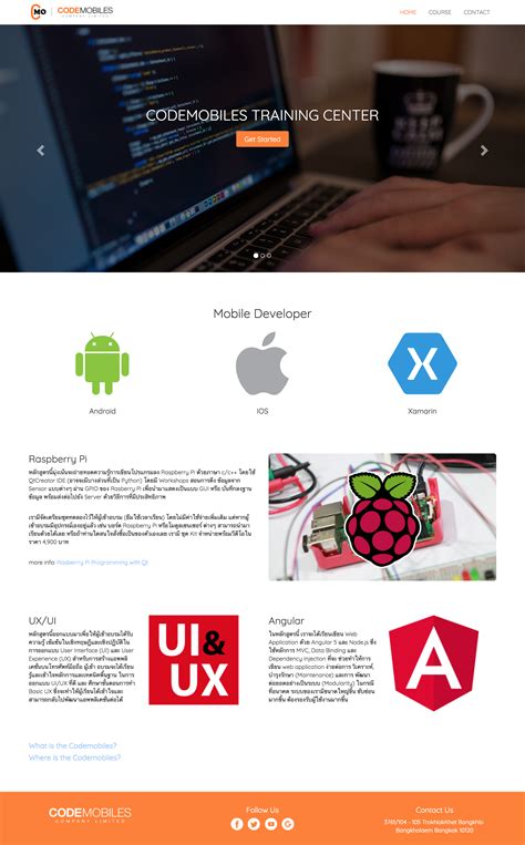 หลักสูตร Html5 Css Javascript โดย Codemobiles Co Ltd