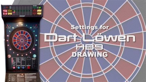 Settings Dart Lowen HB9 Drawing YouTube