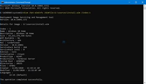 How To Find Windows Edition Version And Build From ISO File
