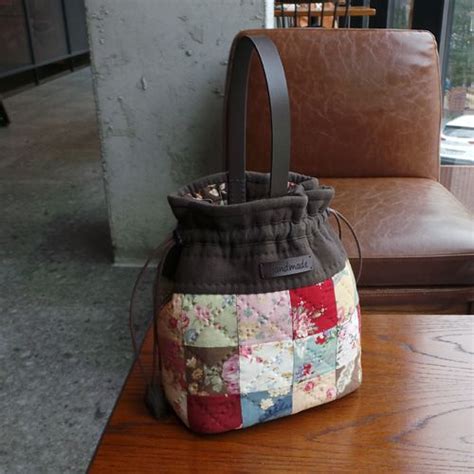퀼트가방패키지 퀼트 토트 가방 가방 패턴 패치 가방
