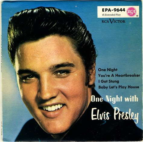 Elvis Presley One Night With Elvis Presley Vinyl 7 45 Rpm 2