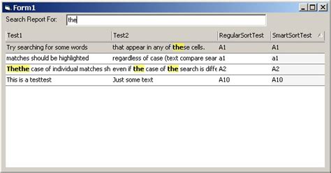 Rc Search Highlight Demo W Metricstext Codejock Developer Community