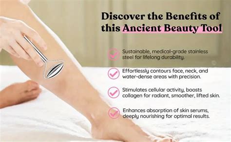 스테인레스 스틸 Gua Sha And 페이스 롤러 눈 목용 금속 페이스 롤러 페이셜 마사지는 노화의 모습을 줄이고 냉각 양면 페이셜 롤러 마사지 뷰티and건강 Temu