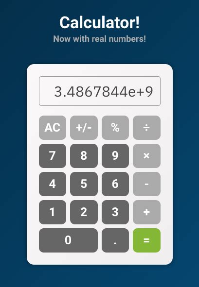 Github Briancoppolacalculator A Web Based Calculator That Uses Javascript To Do Its Magic