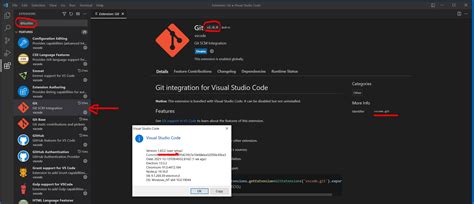 extension vscode git cannot use api proposal scmvalidation · issue