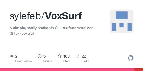 Github Sylefeb Voxsurf A Simple Easily Hackable C Surface Voxelizer Stl Voxels