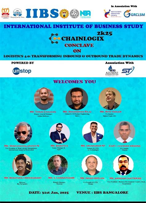 Shrinidhi Vs On Linkedin Chainlogix2k25 Logistics4point0 Tradedynamics