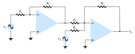 Solved Determine The Output Voltage In Terms Of The Input