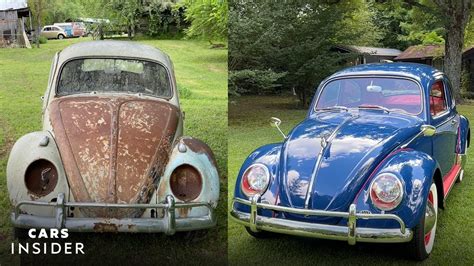 How A Rusted 1960s Volkswagen Beetle Is Restored Cars Insider Youtube
